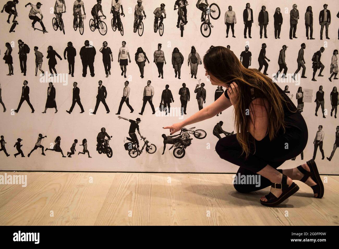 London UK 02 June 2021 Saatchi Gallery present JR: Chronicles ...