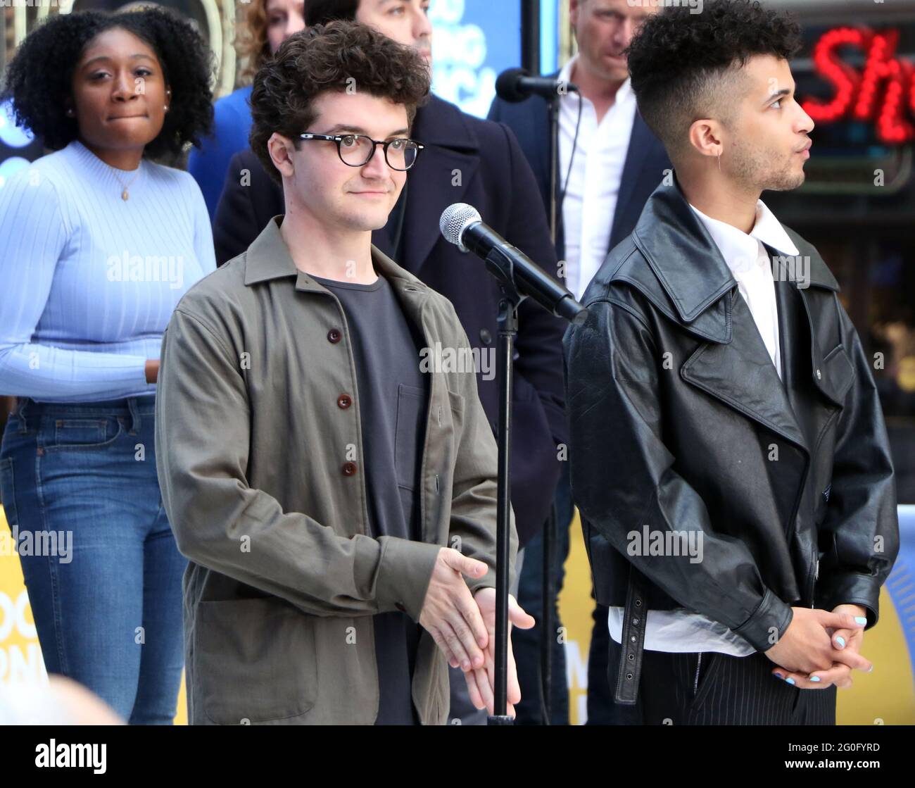 New York, NY, USA. 1st June, 2021. Jared Goldsmith, Jordan Fisher and ...