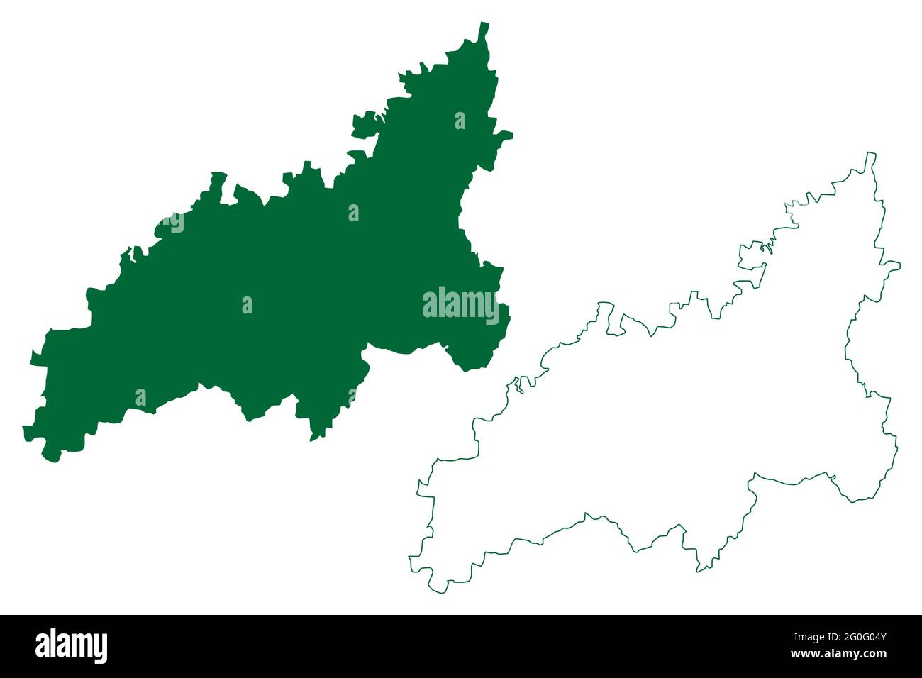 Washim district (Maharashtra State, Amravati Division, Republic of ...