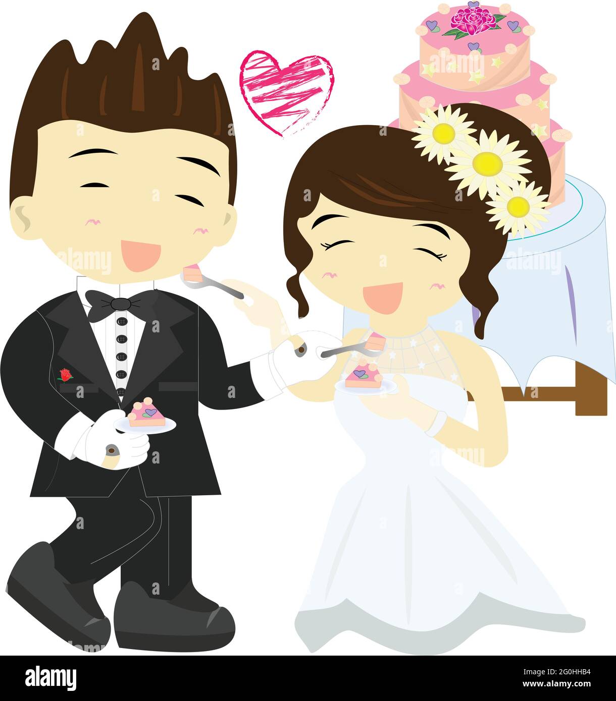 A groom bride bridal Cut Out Stock Images & Pictures - Alamy