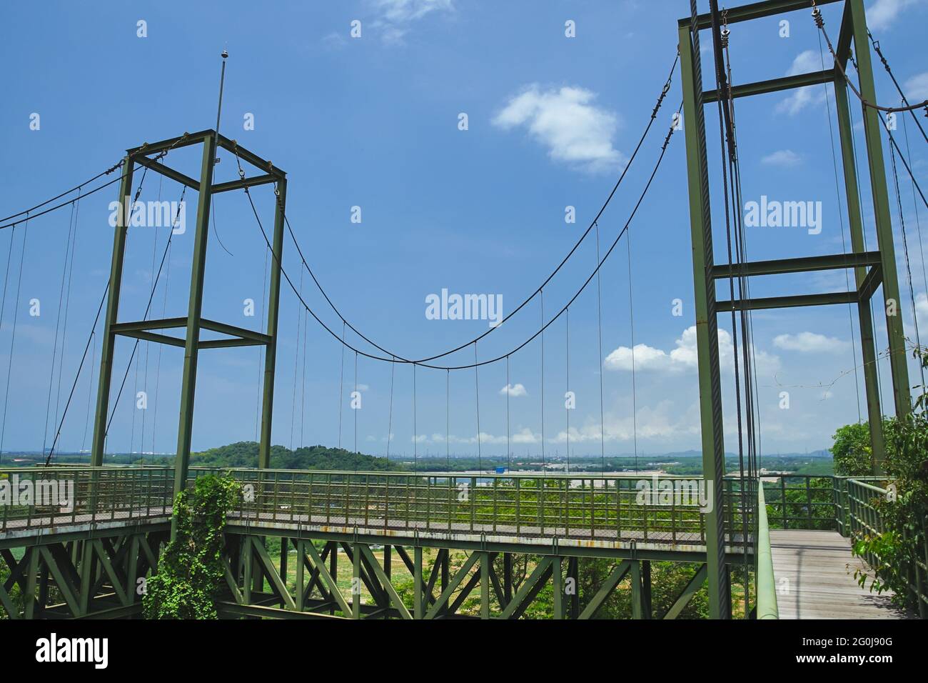 Beautiful scenery at Rayong city view point in Rayong province ...