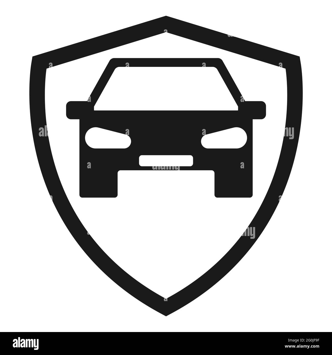 Car icon isolated on white background. Automobile symbol, vector ...