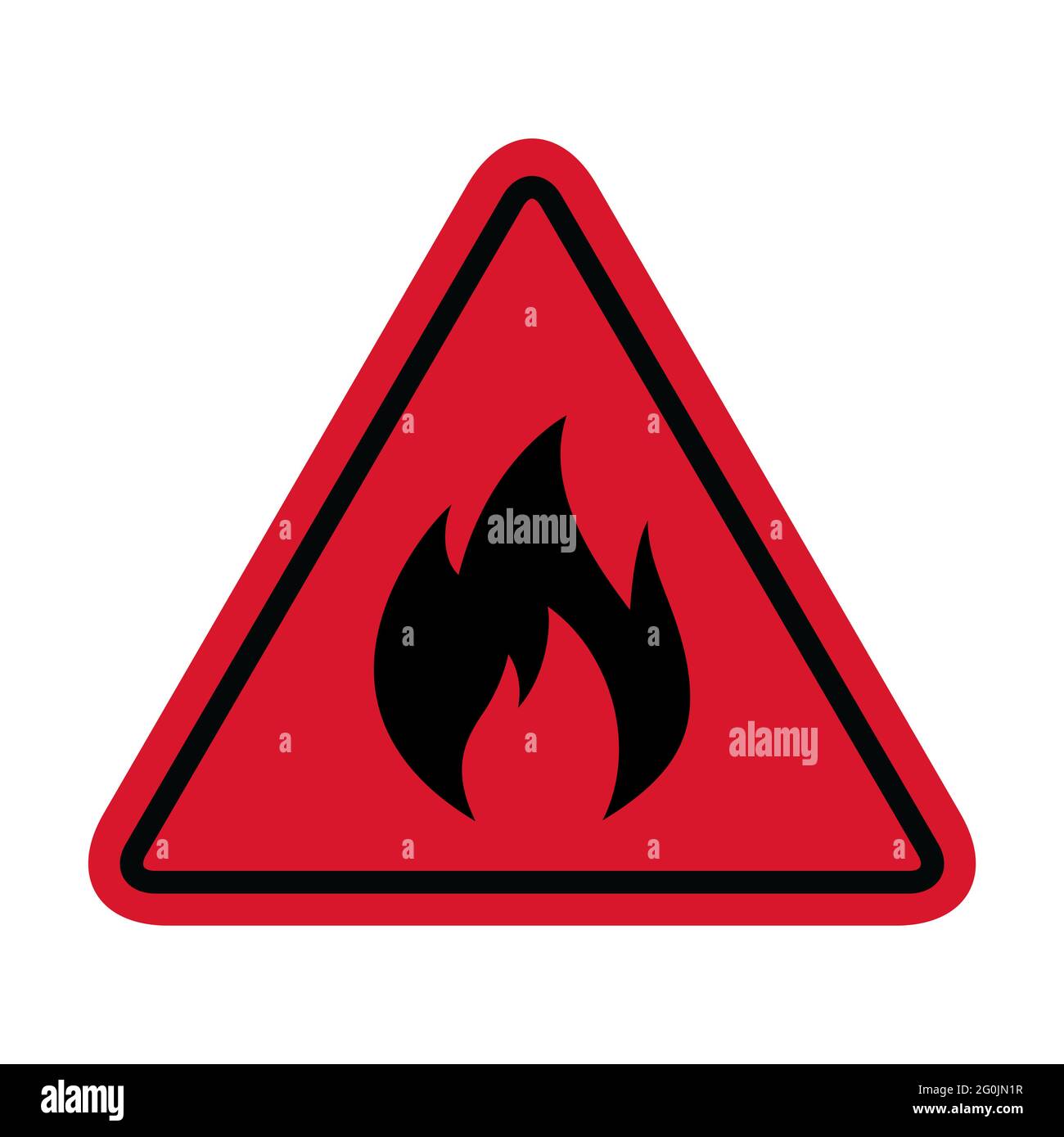 Fire flame icon. Fire hot flames vector sign isolated on white ...