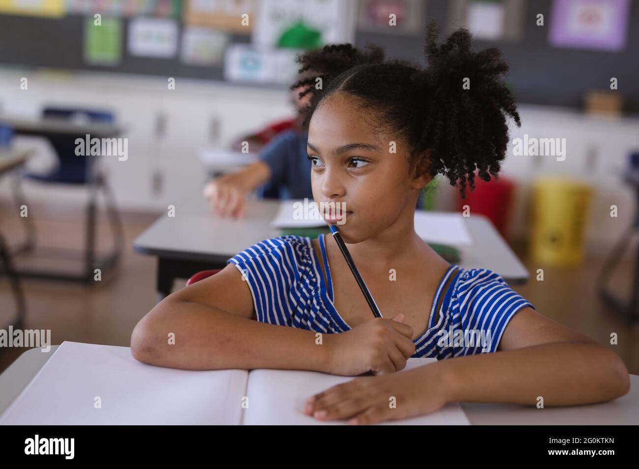 African school girl studying hi-res stock photography and images - Alamy