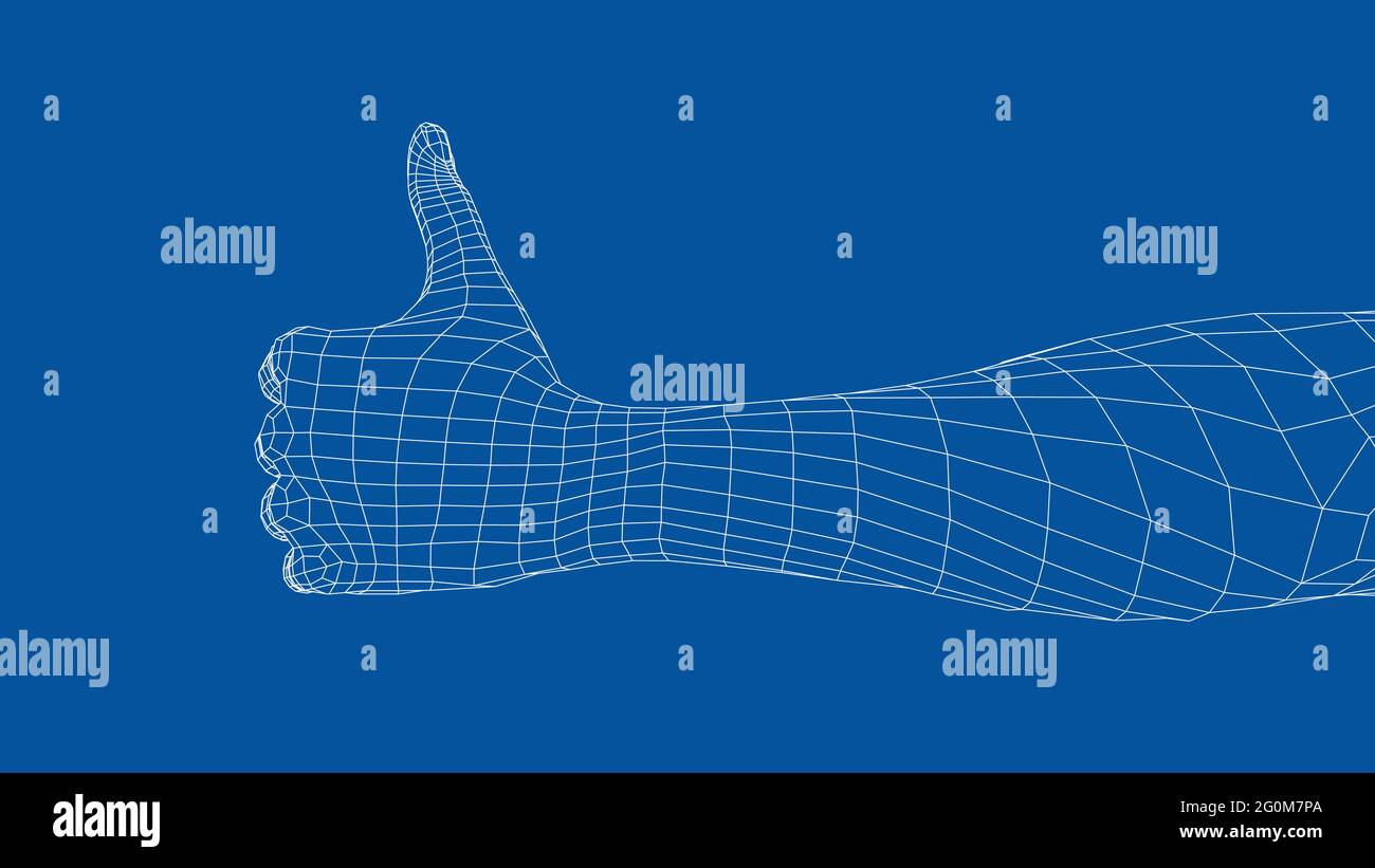 Thumb up hand sign. Vector Stock Vector Image & Art - Alamy