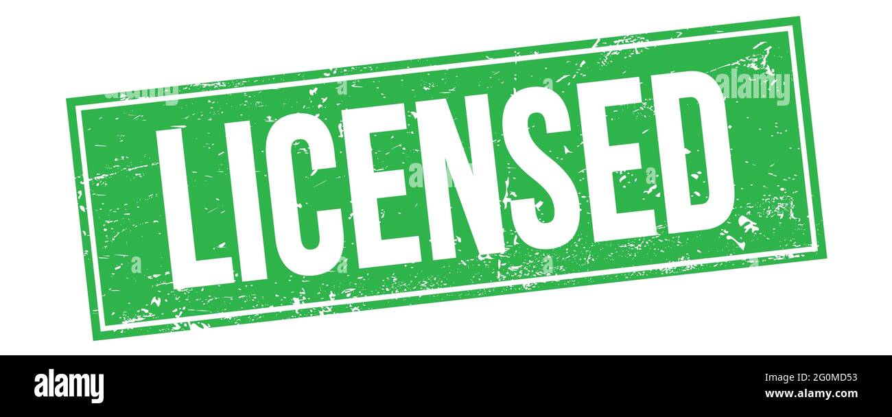 Licensed stamp sign seal hi-res stock photography and images - Alamy