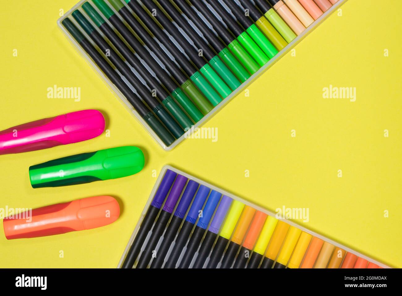 Felt pens hi-res stock photography and images - Alamy