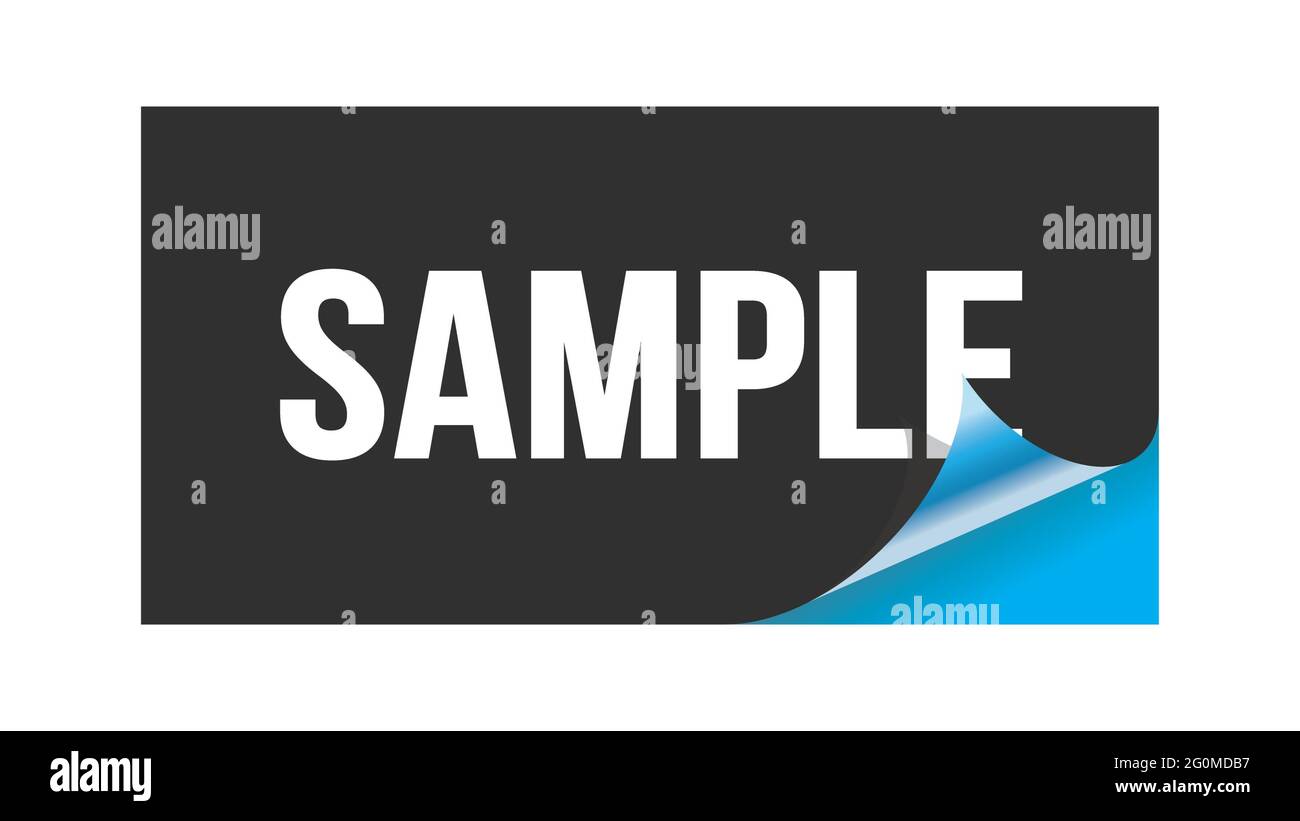 Sample Stamp Cut Out Stock Images & Pictures - Alamy