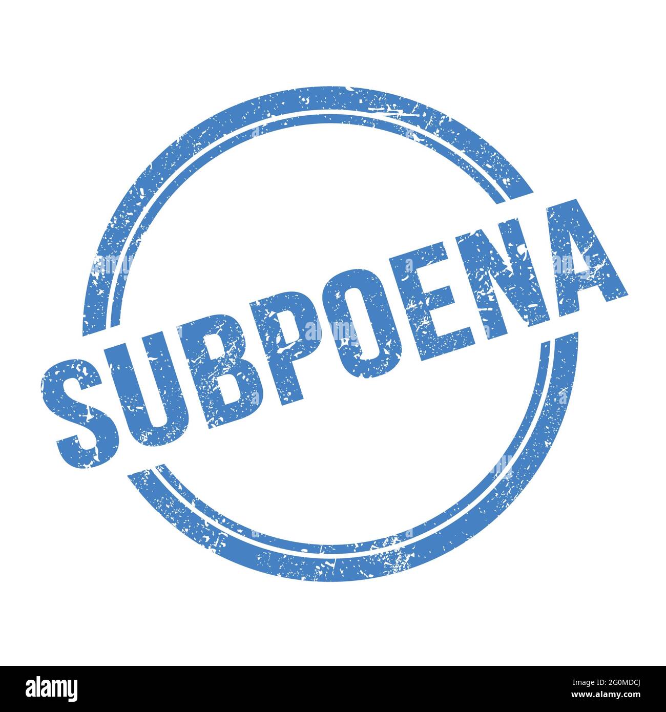 Subpoena stamp hi-res stock photography and images - Alamy