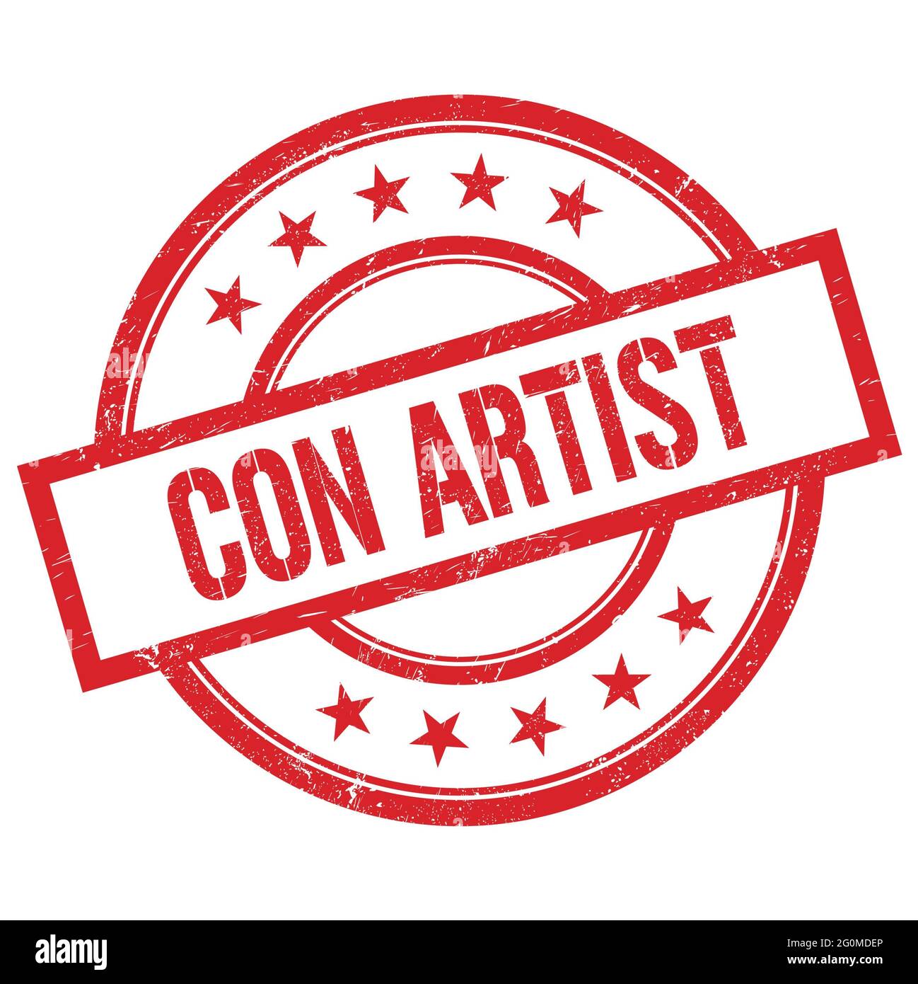 Con artist stamp hi-res stock photography and images - Alamy