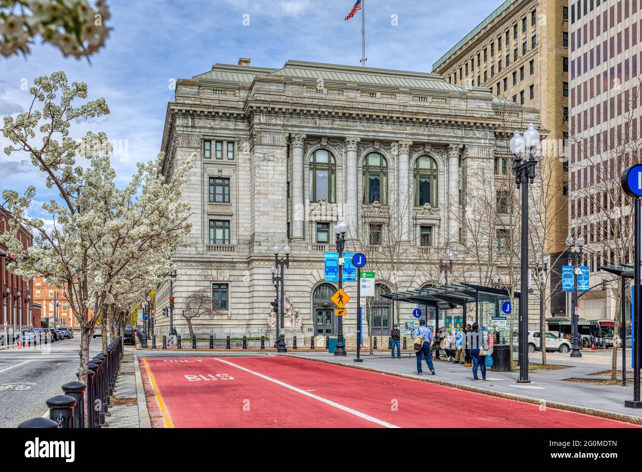 Federal Building, 25 Kennedy Plaza, designed by Clarke & Howe in Beaux ...