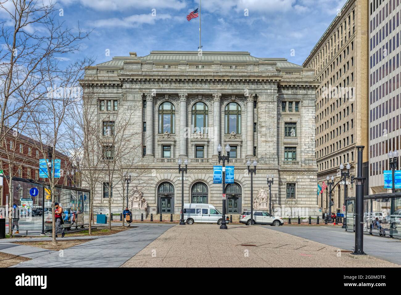 Federal Building, 25 Kennedy Plaza, designed by Clarke & Howe in Beaux ...