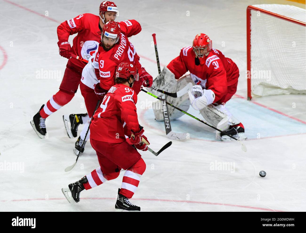 Latvia, Riga, June 01, 2021.Ice Hockey World Championship 2021. Russia ...