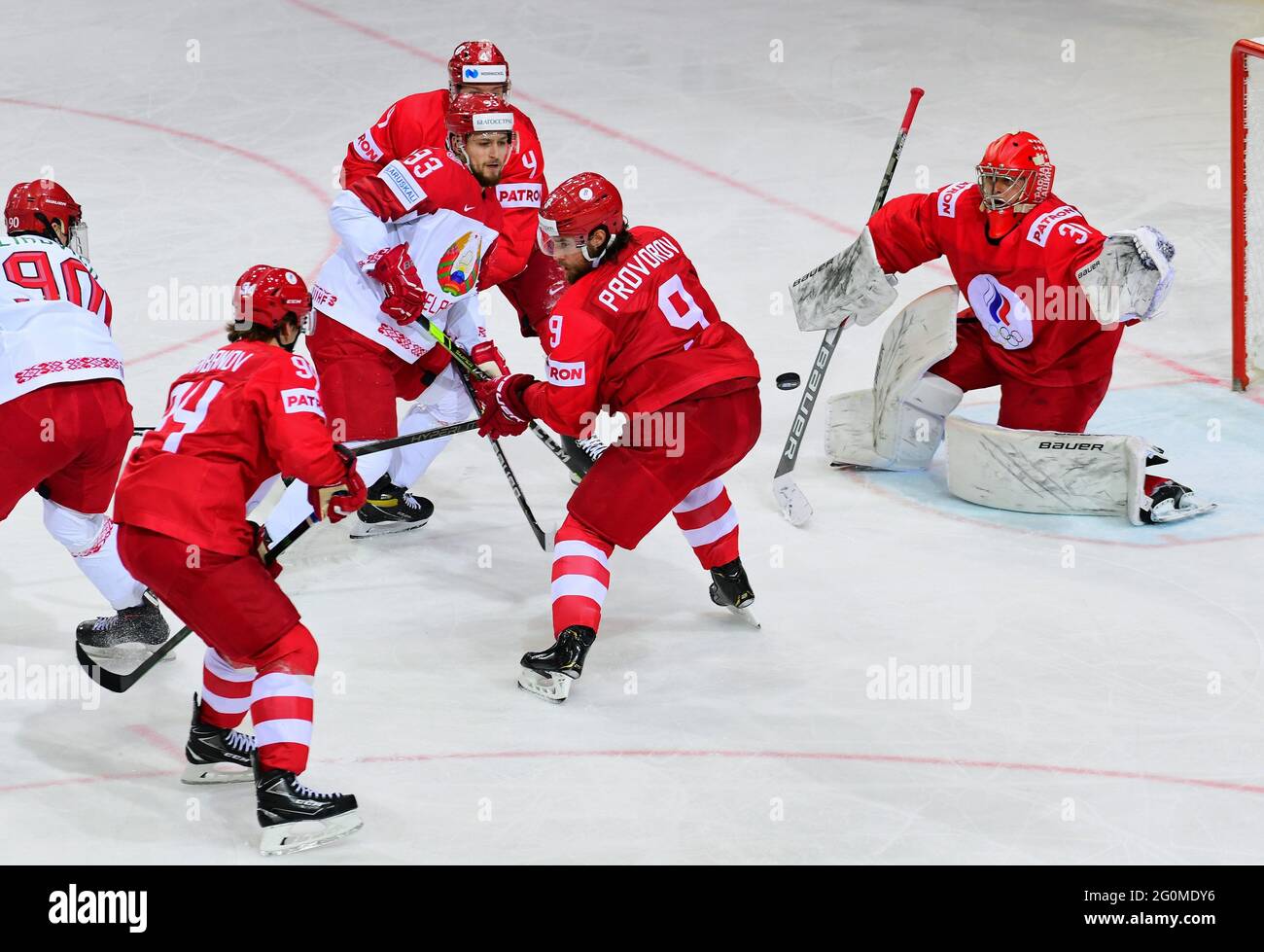 Latvia, Riga, June 01, 2021.Ice Hockey World Championship 2021. Russia ...