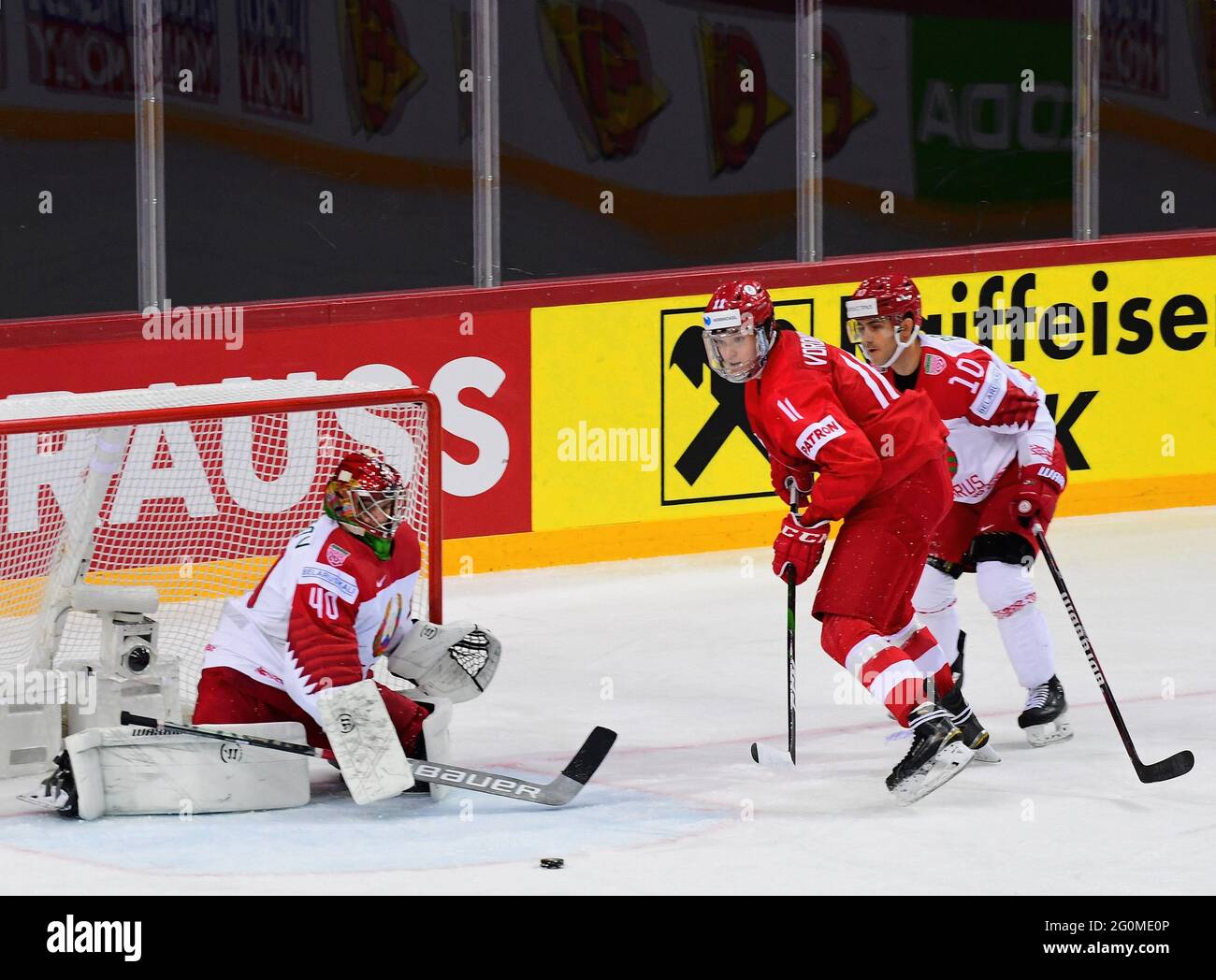 Latvia, Riga, June 01, 2021.Ice Hockey World Championship 2021. Match ...