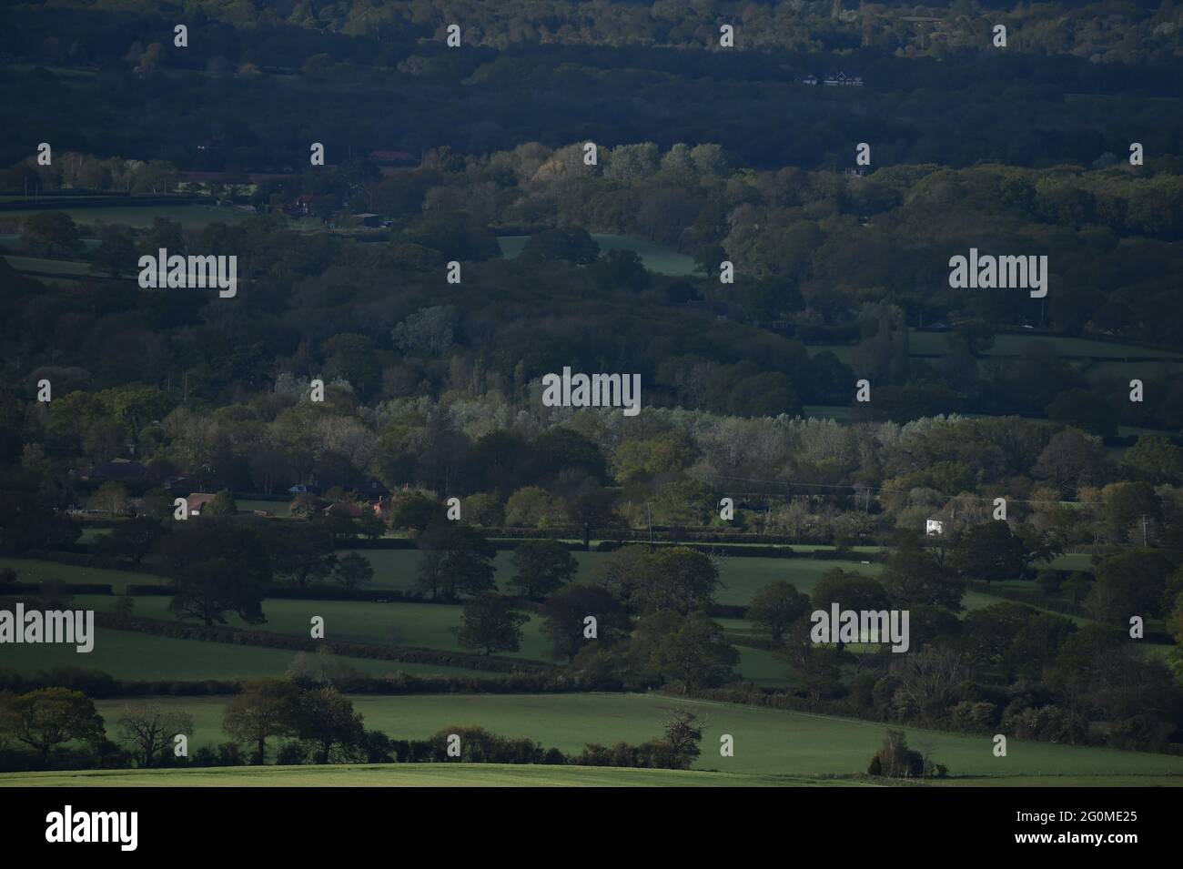Picturesque views of Ditchling Beacon and Devils Dyke in East Sussex ...