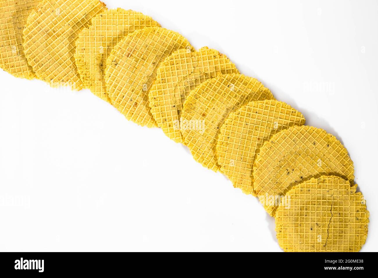 Crunchy bread, corn wafers snack, crispbread for breakfast, healthy ...