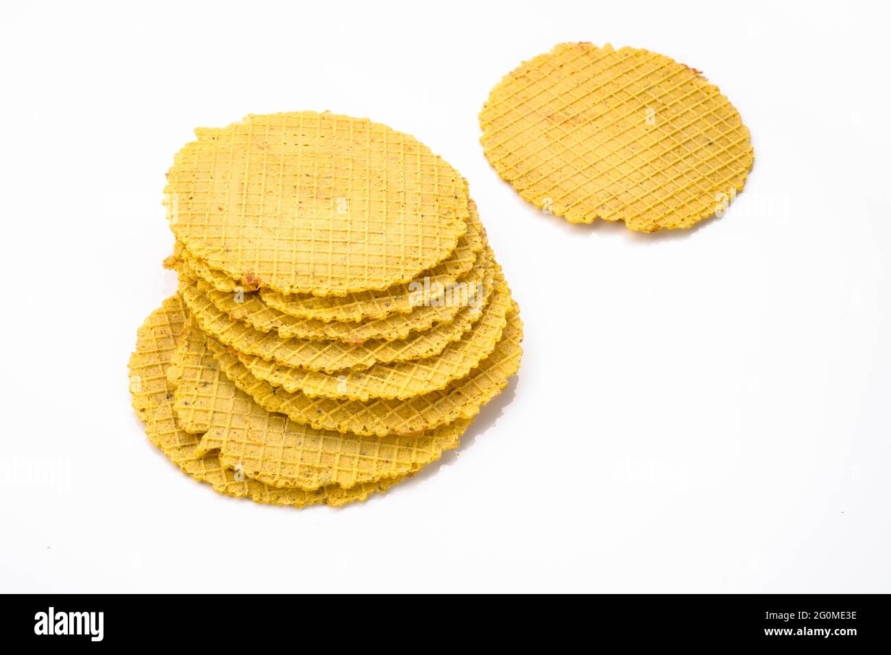 Crunchy bread, corn wafers snack, crispbread for breakfast, healthy ...