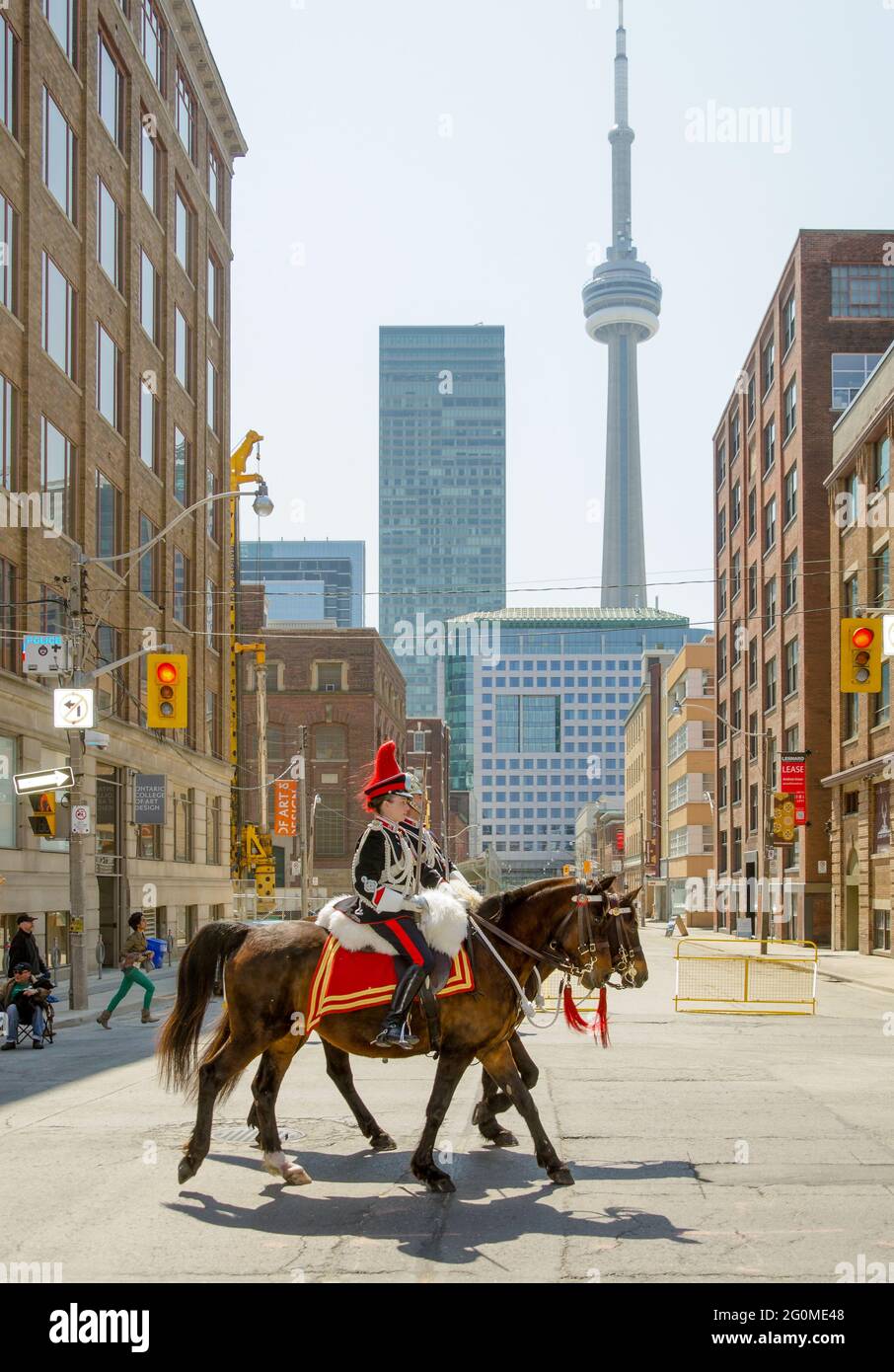 Military Parade while the City of Toronto and the Canadian Armed Forces ...