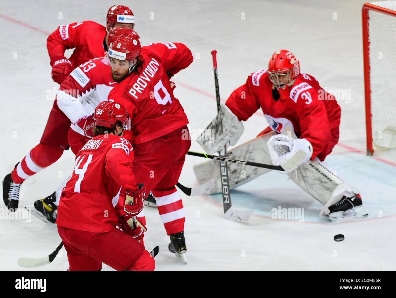 Latvia, Riga, June 01, 2021.Ice Hockey World Championship 2021. Russia ...
