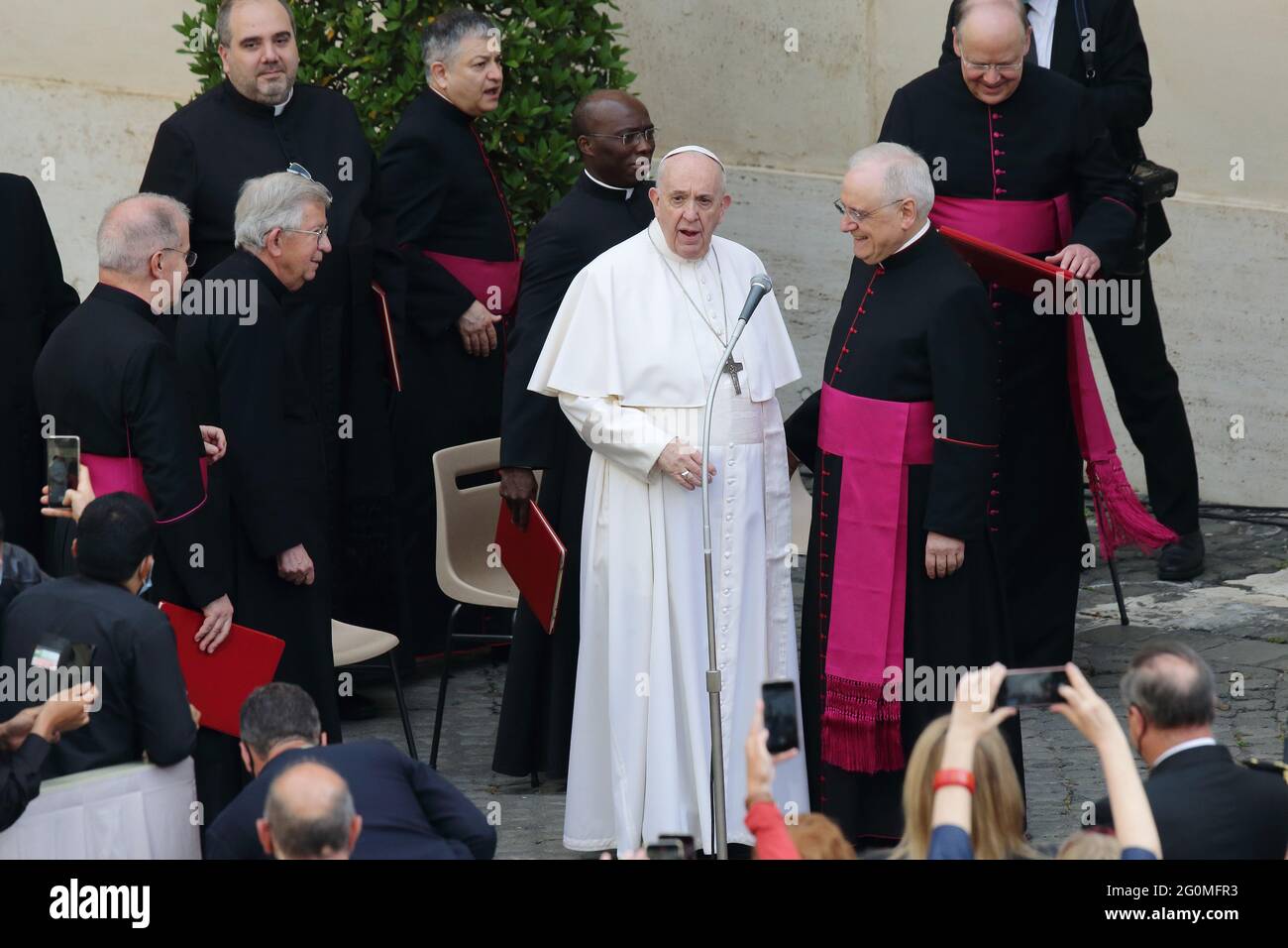 June 2, 2021 - Vatican City (Holy See) POPE FRANCIS during his ...