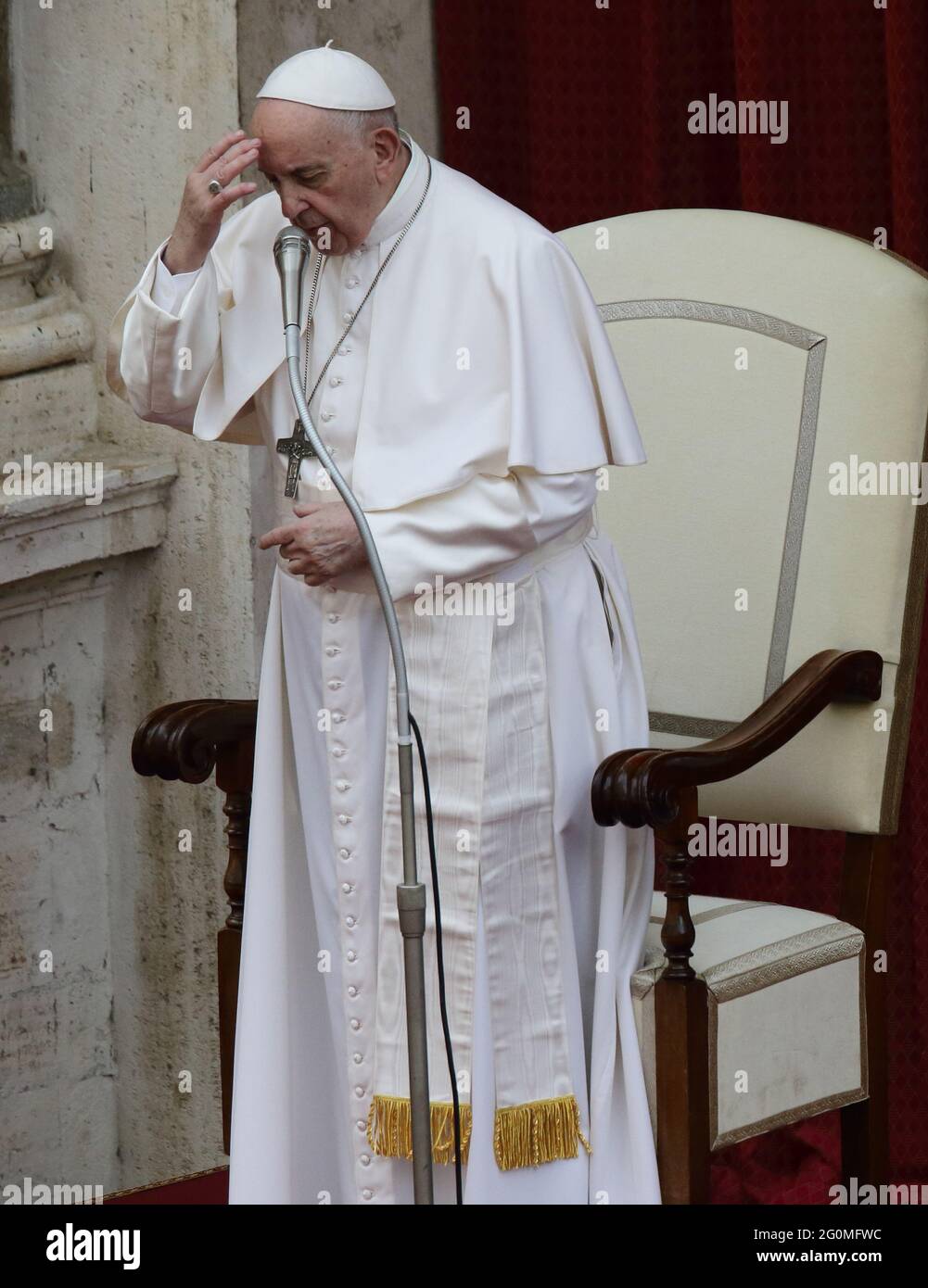 June 2, 2021 - Vatican City (Holy See) POPE FRANCIS during his ...