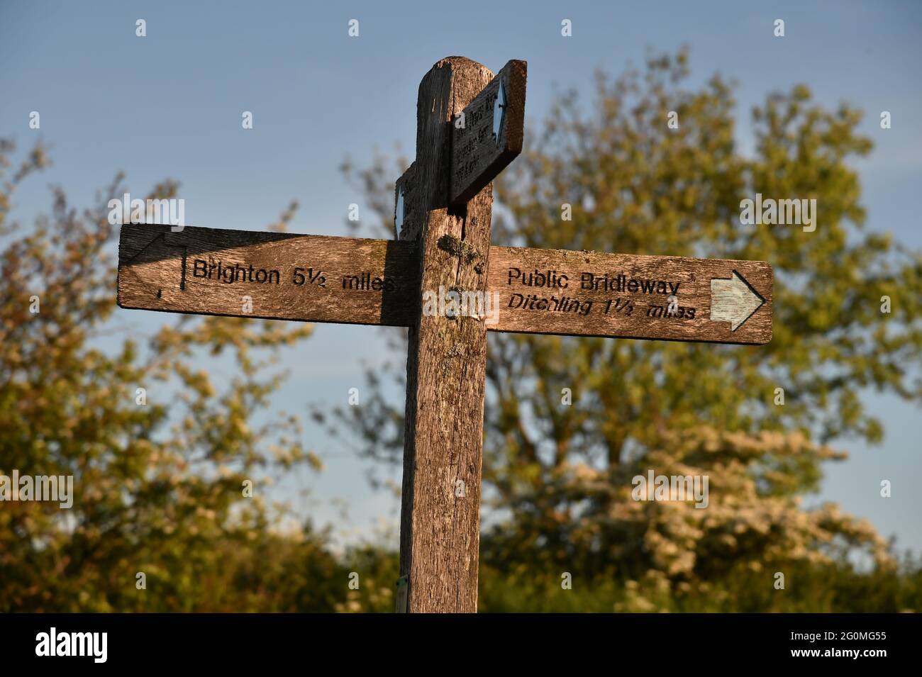 Picturesque views of Ditchling Beacon and Devils Dyke in East Sussex ...