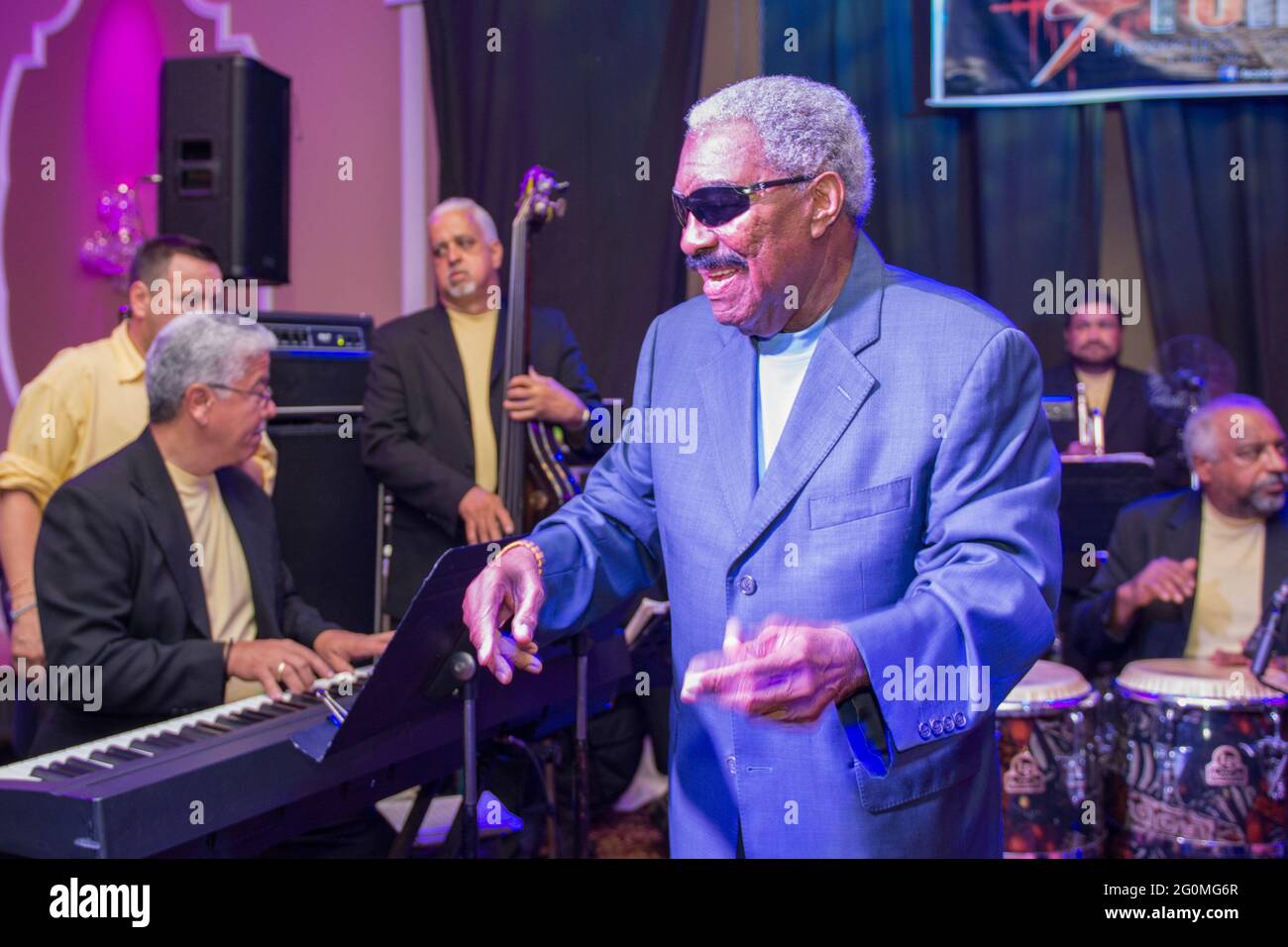 El Gran Combo de Puerto Rico en Toronto, Canada-March 29, 2014. Rafael ...