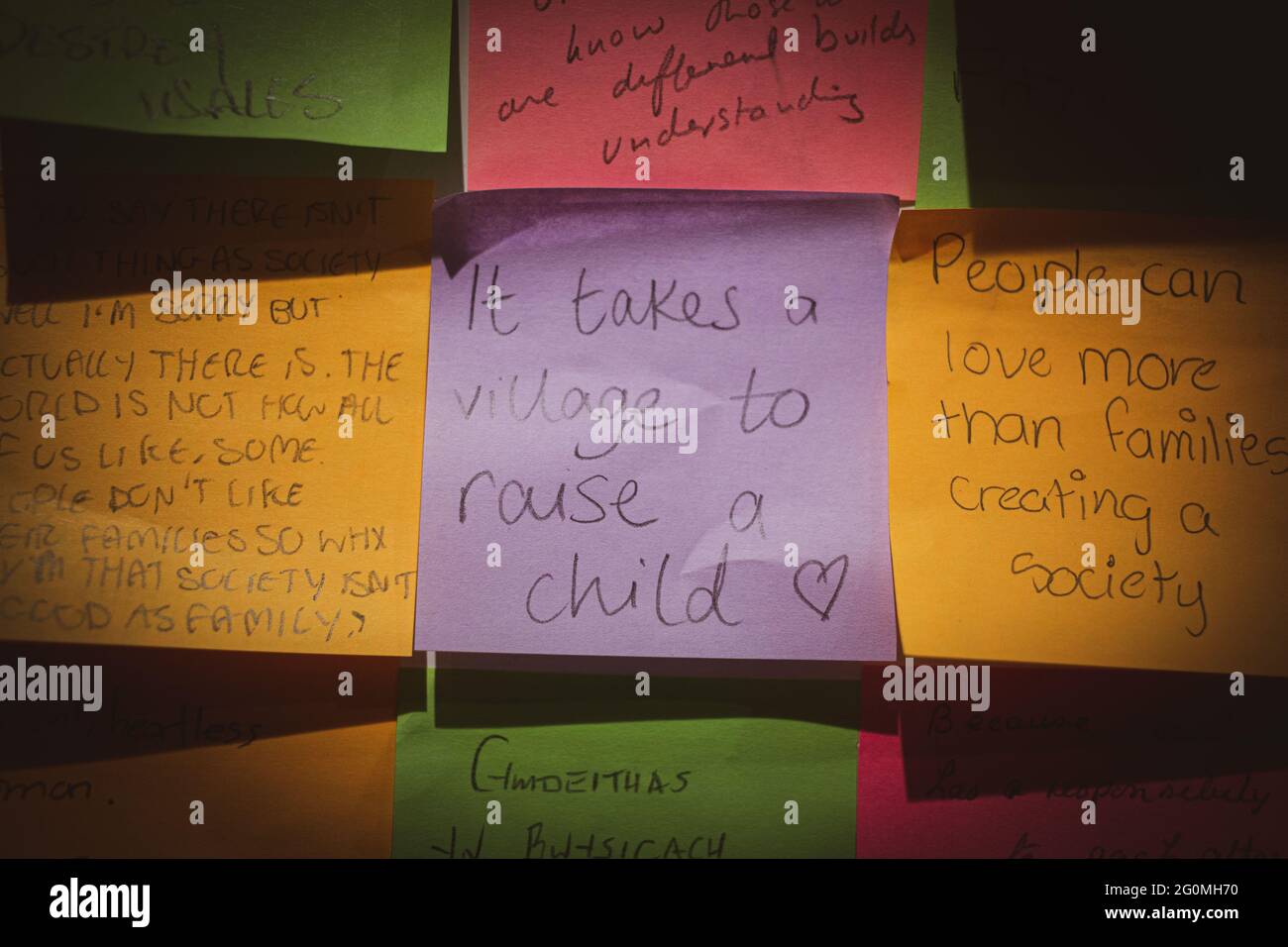 It takes a village to raise a child. African proverb that means that an ...