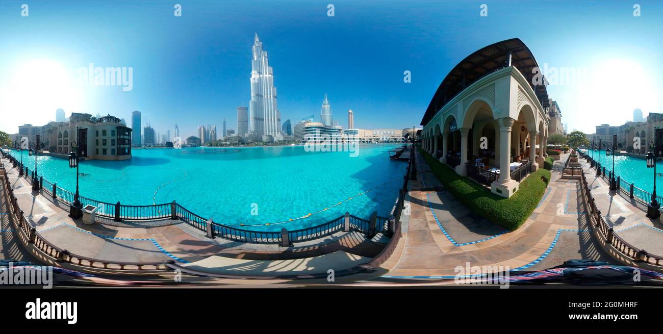 360 panorama dubai hi-res stock photography and images - Alamy