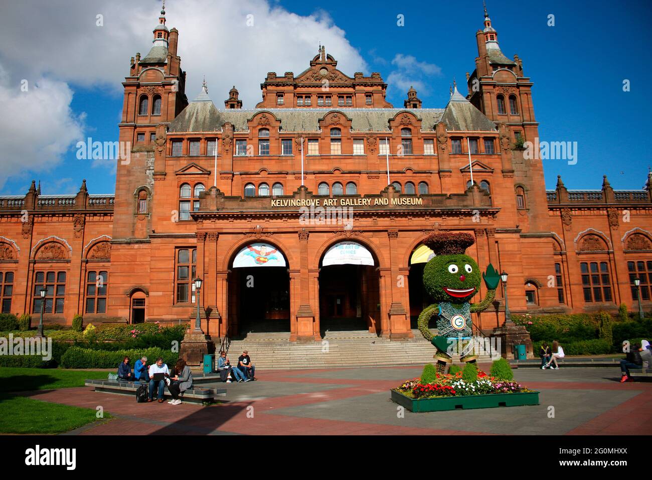 Kelvingrove Art Gallery and Museum, Glasgow, Schottland/ Scotland Stock ...