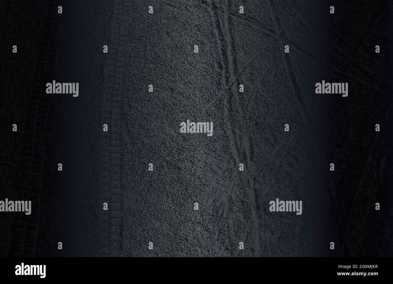 Luxury black metal gradient background with distressed tire tracks on ...