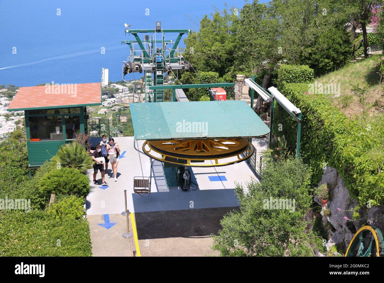 Capri (Italy): chairlift Monte Solaro and panoramic views. Capri ...