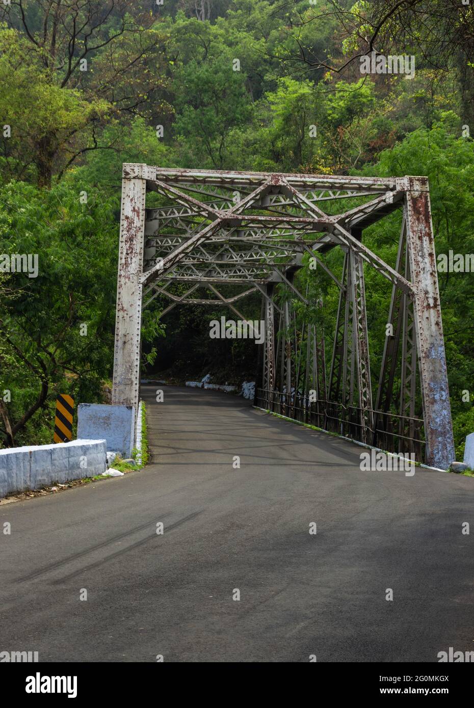 Isolated Iron bridge in hills image is taken at ooty tamilnadu showing ...