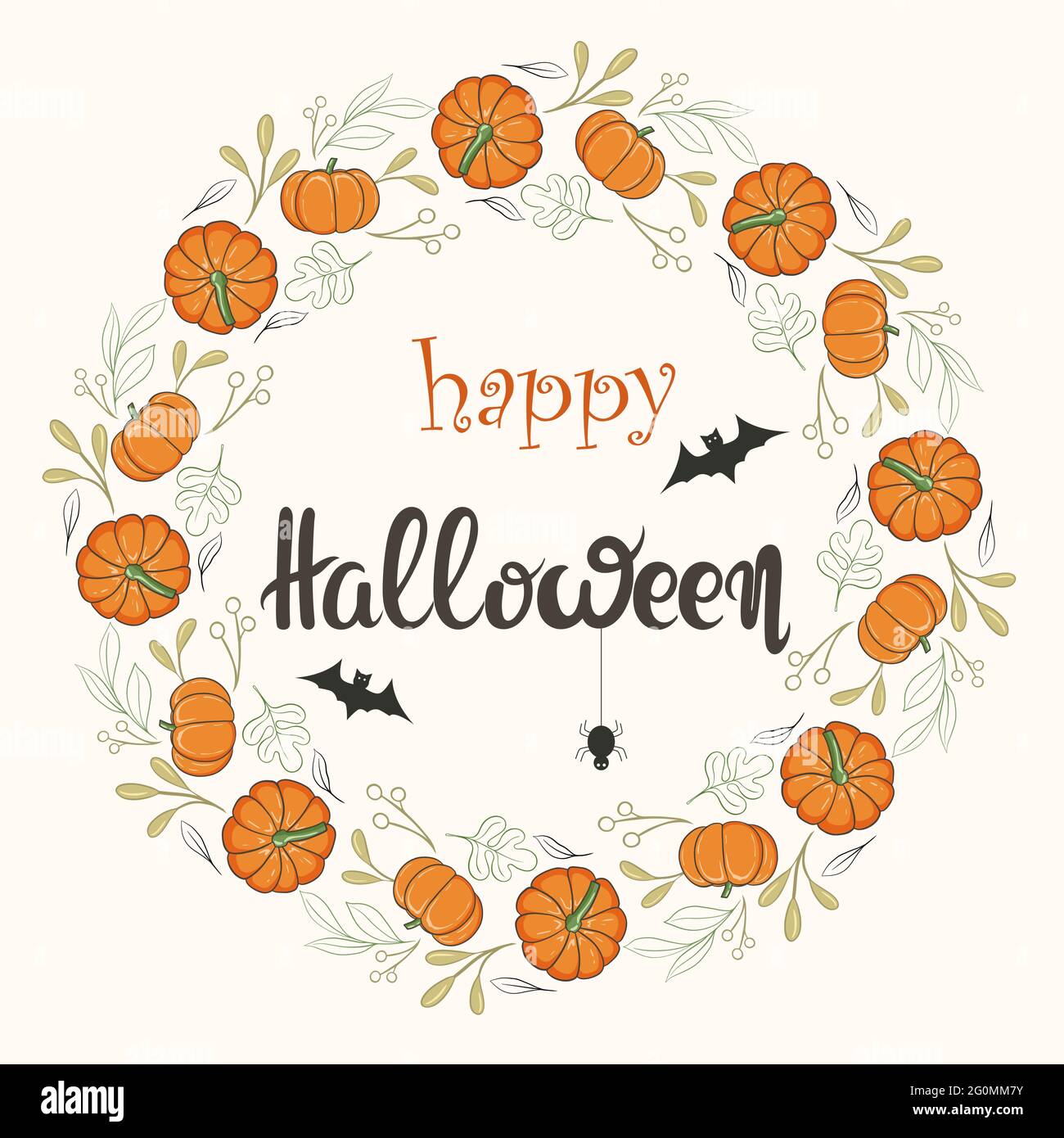Autumn frame made leaves Stock Vector Images - Alamy