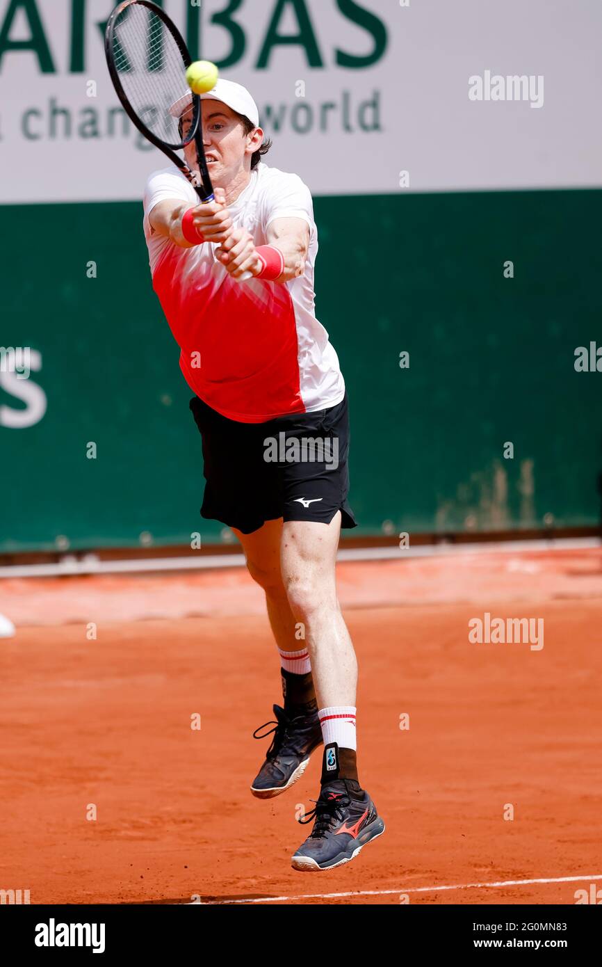 Paris, France. 2nd June, 2021. John-Patrick Smith at the 2021 French ...