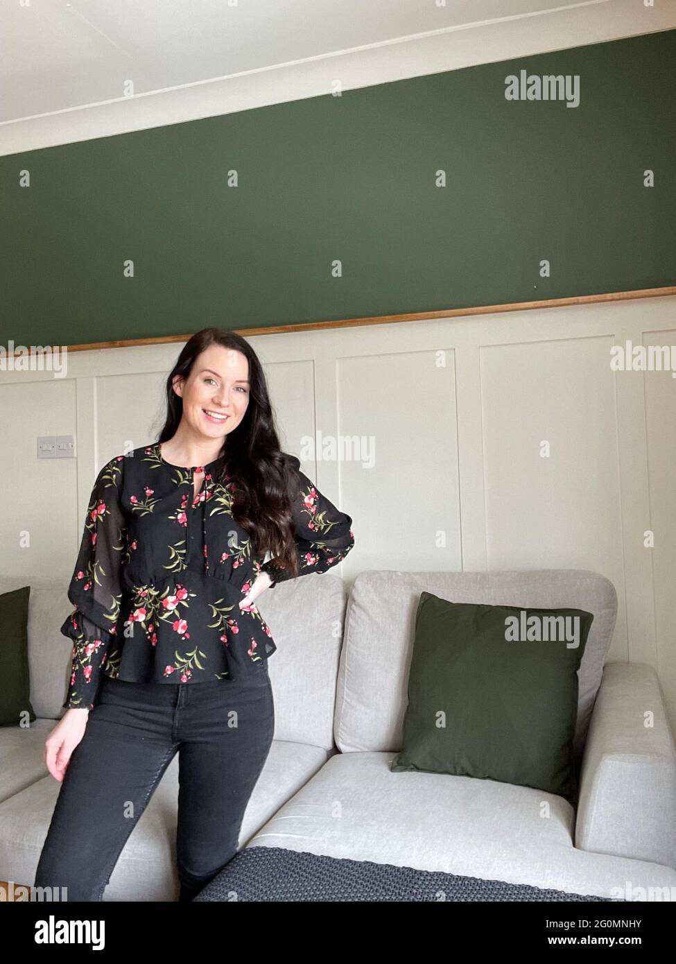 Shauna photographed in her completed living room. KILLORGLIN, IRELAND ...