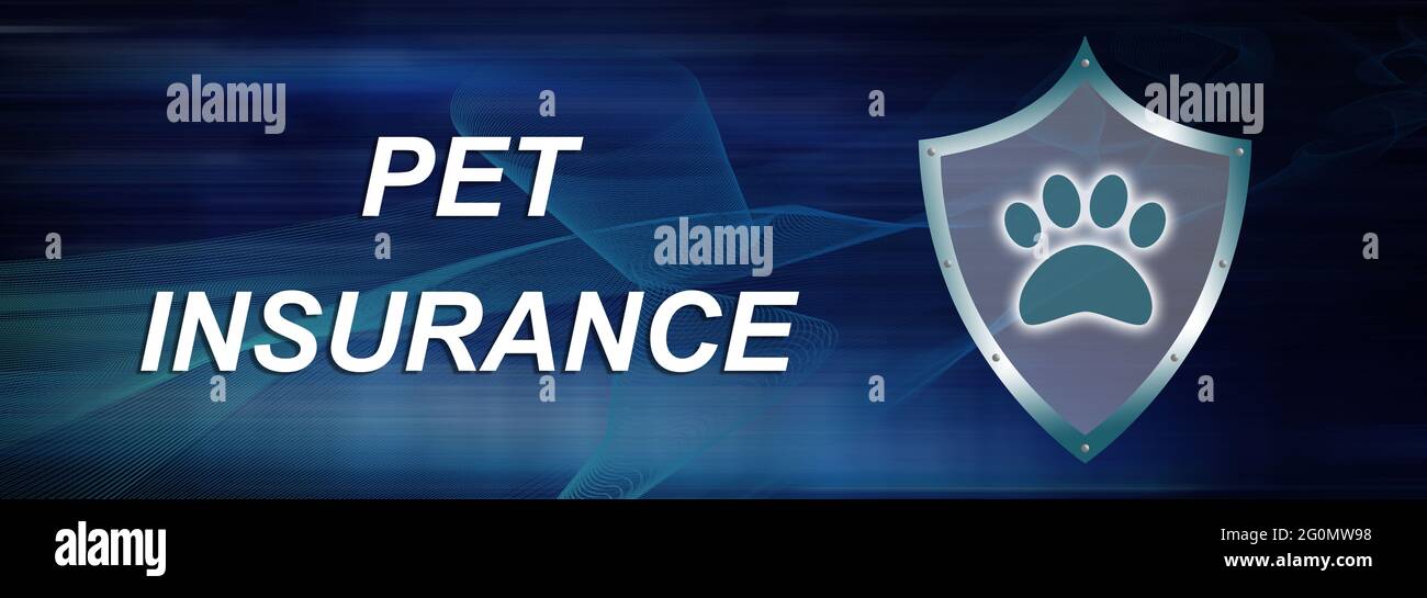 Illustration of a pet insurance concept Stock Photo - Alamy