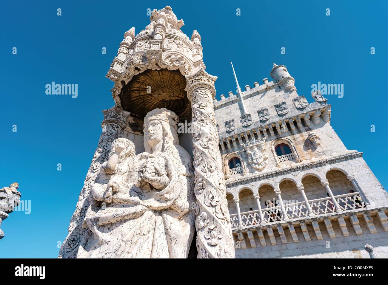 Torre de belem virgin hi-res stock photography and images - Alamy