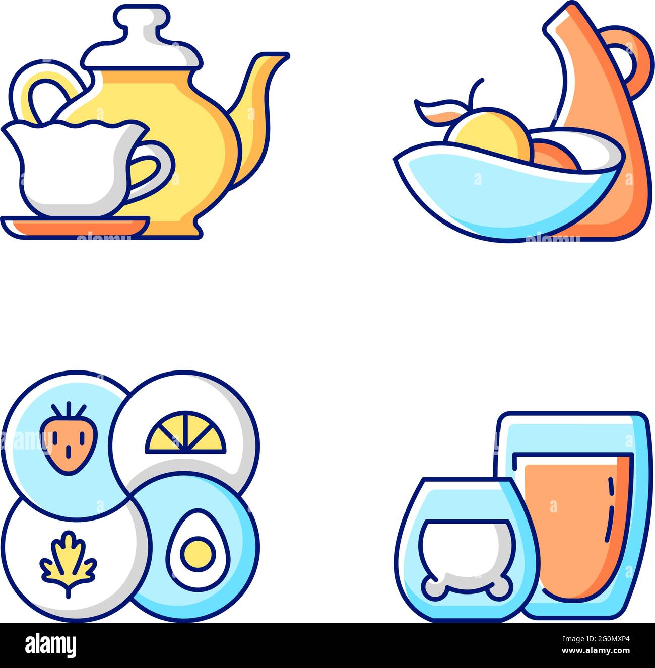 Horeca icons Cut Out Stock Images & Pictures - Alamy