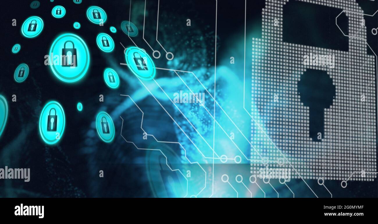 Animation padlock icon icons computer hi-res stock photography and images - Alamy