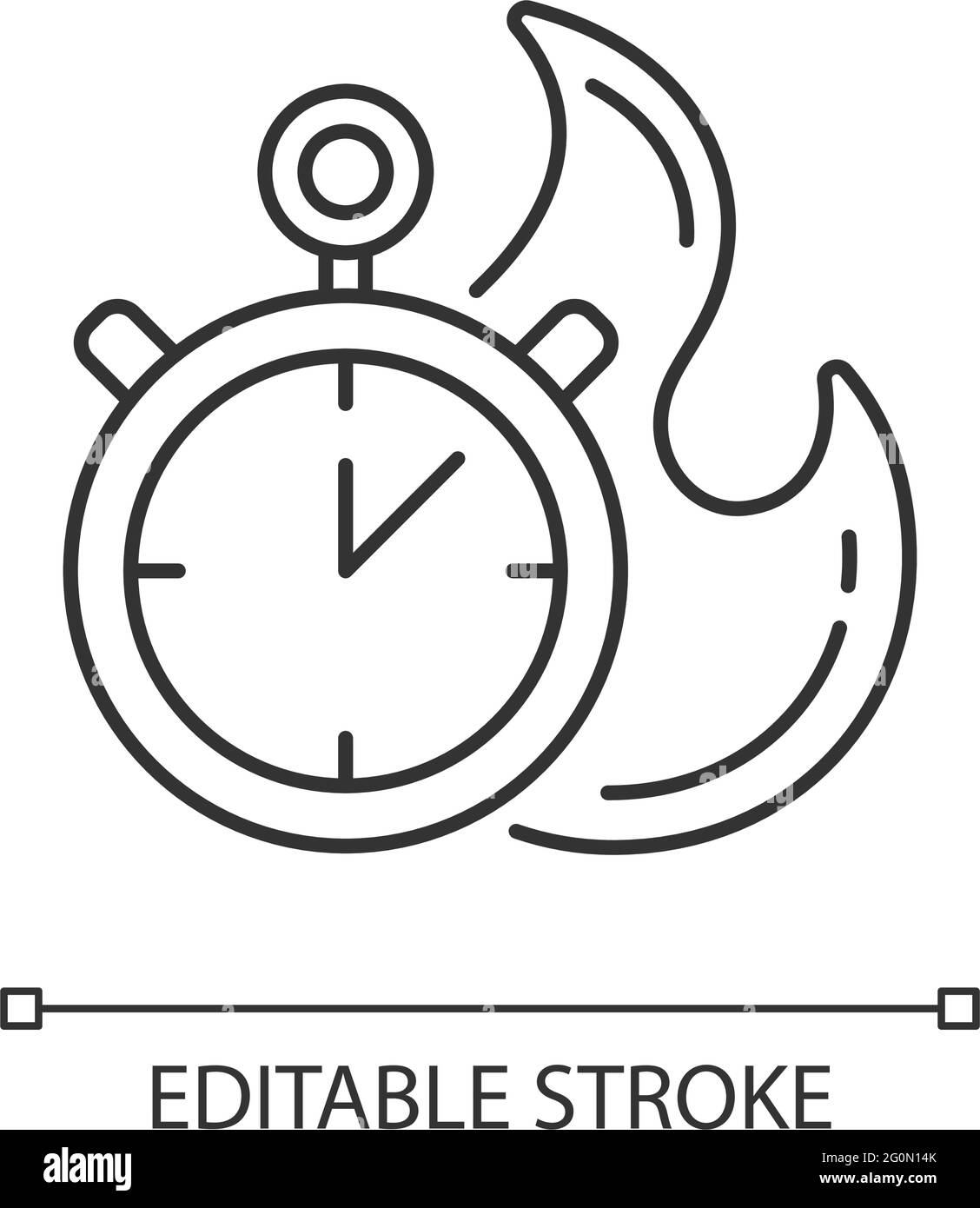 Time limit linear icon Stock Vector Image & Art - Alamy
