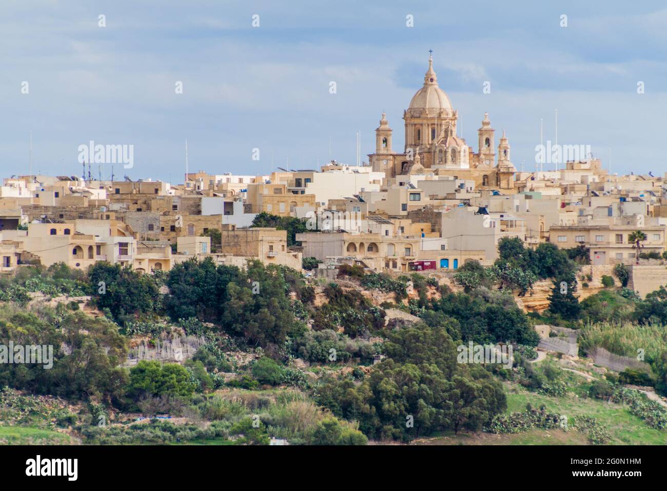 Nadur Parish Church on Gozo island, Malta Stock Photo - Alamy