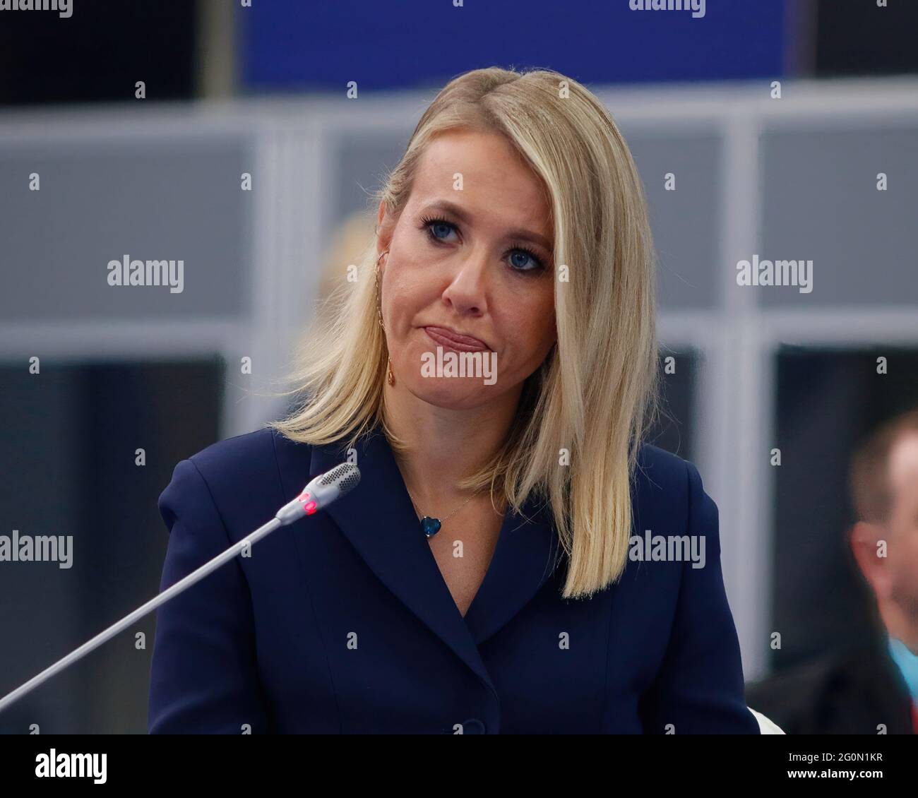 Russian tv presenter ksenia sobchak hi-res stock photography and images ...