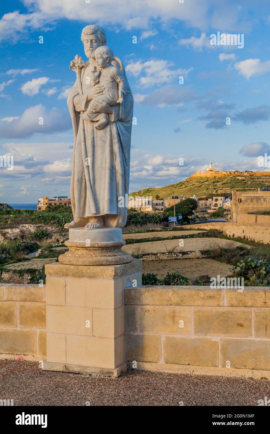 Malta gozo christ statue on hi-res stock photography and images - Alamy