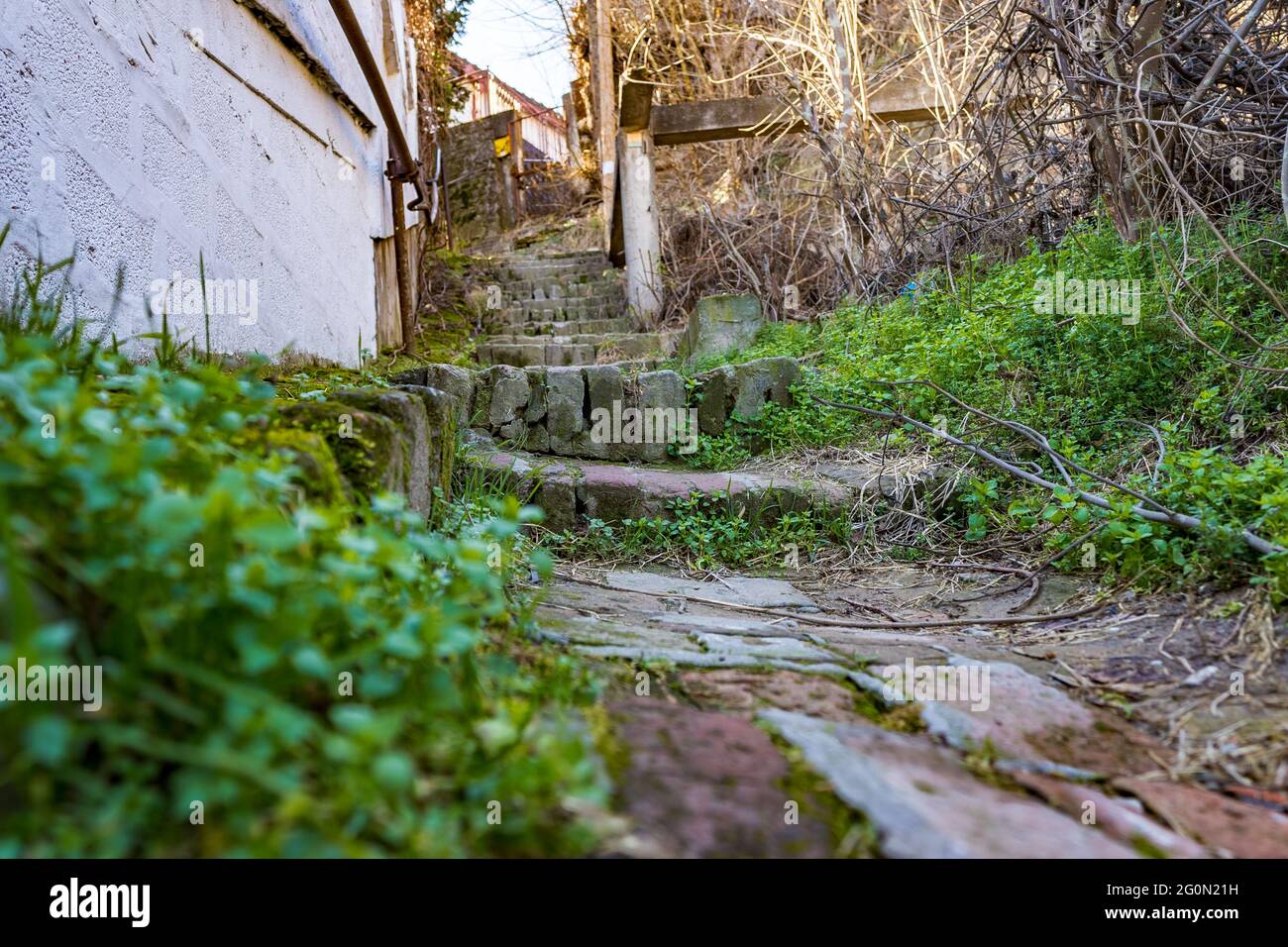 Old stone pathway hi-res stock photography and images - Alamy
