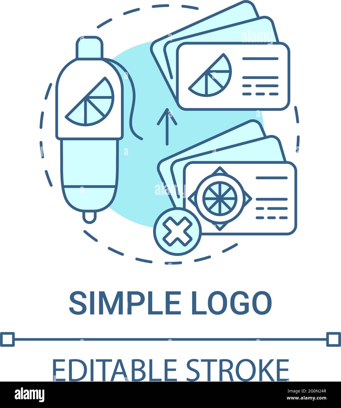 Simple logo concept icon Stock Vector Image & Art - Alamy