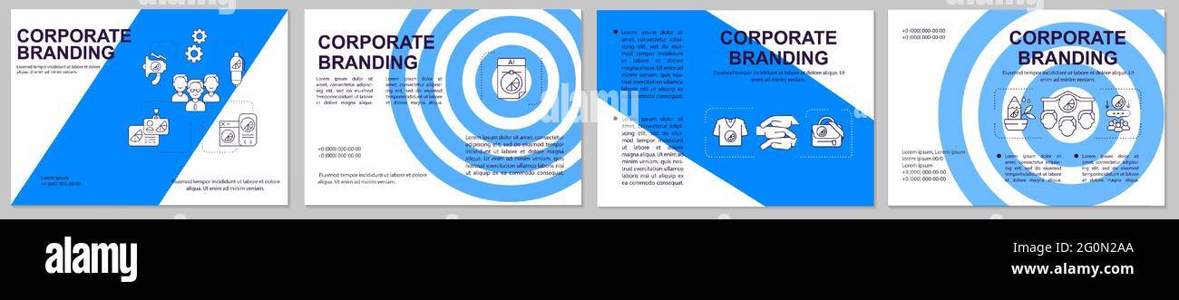 Corporate branding brochure template Stock Vector Image & Art - Alamy
