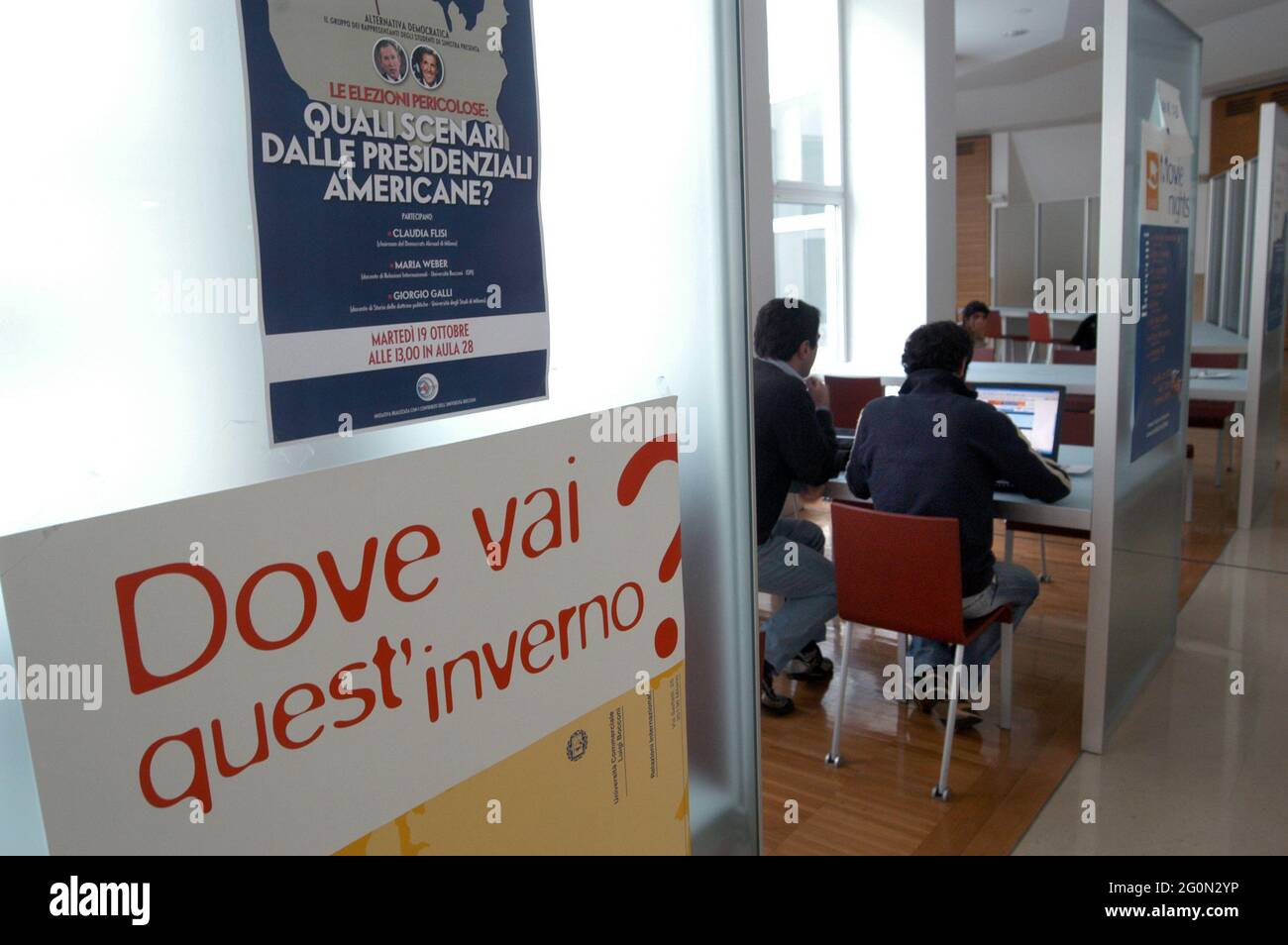 Milan (Italy), commercial university Luigi Bocconi Stock Photo - Alamy