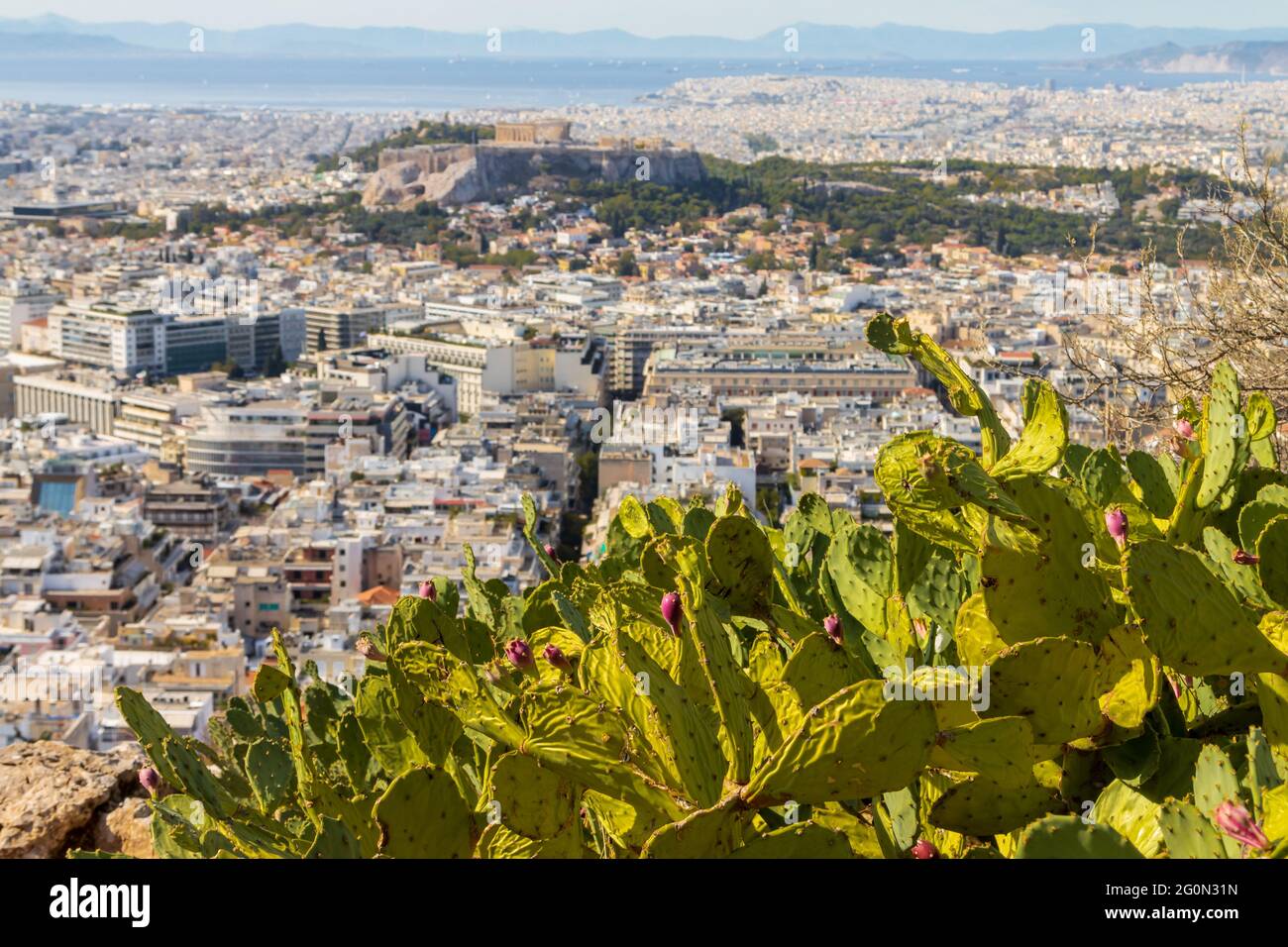 Aerial view of Athens, Greece Stock Photo - Alamy